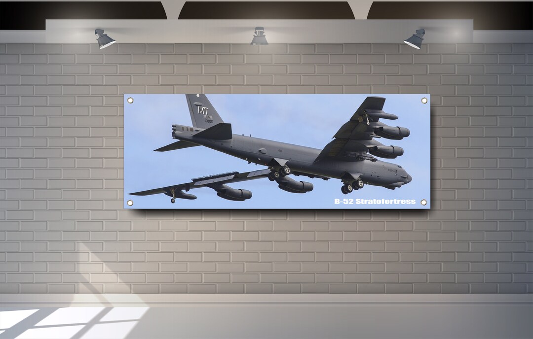 Boeing B-52 Stratofortress Fighter Aircraft Bomber Jets PVC Vinyl ...