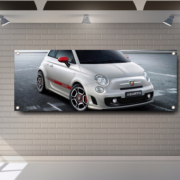Fiat 500 Abarth Poster - Etsy