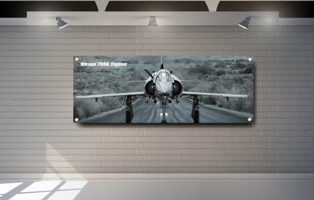 Mirage 2000 Jet PVC Banner: Garage Showroom Sign - Etsy