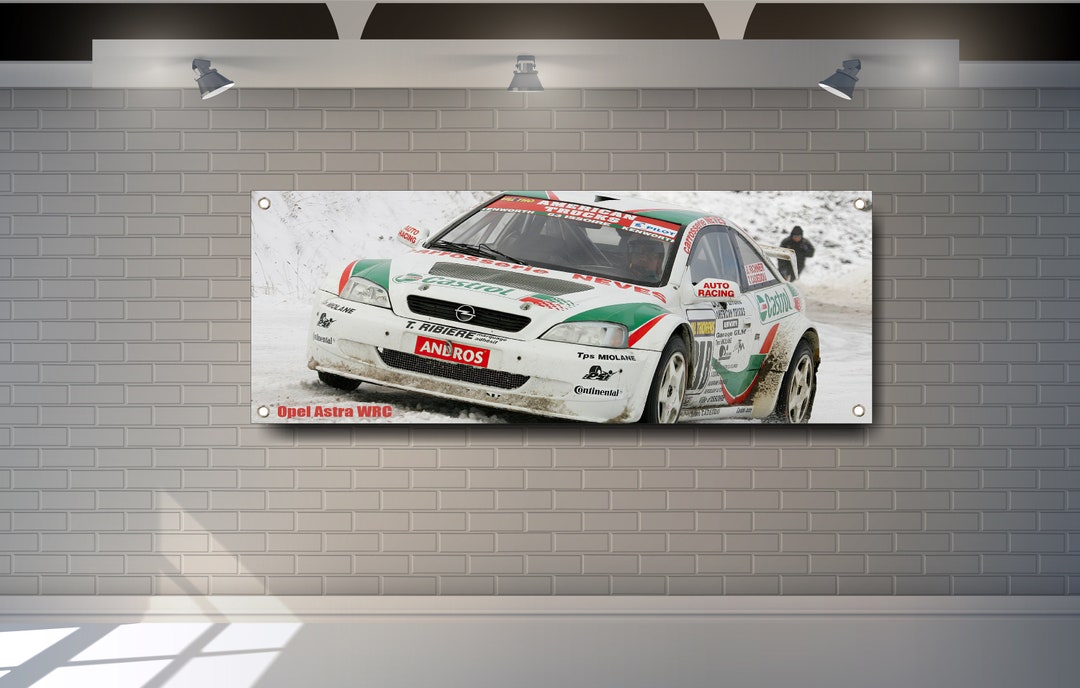 Opel Astra F Gsi WRC Rally Car PVC Banner: Garage Showroom Decor - Etsy