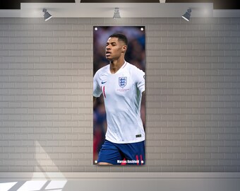 Marcus Rashford Poster Football Wall Art Print Ref 355 - Etsy