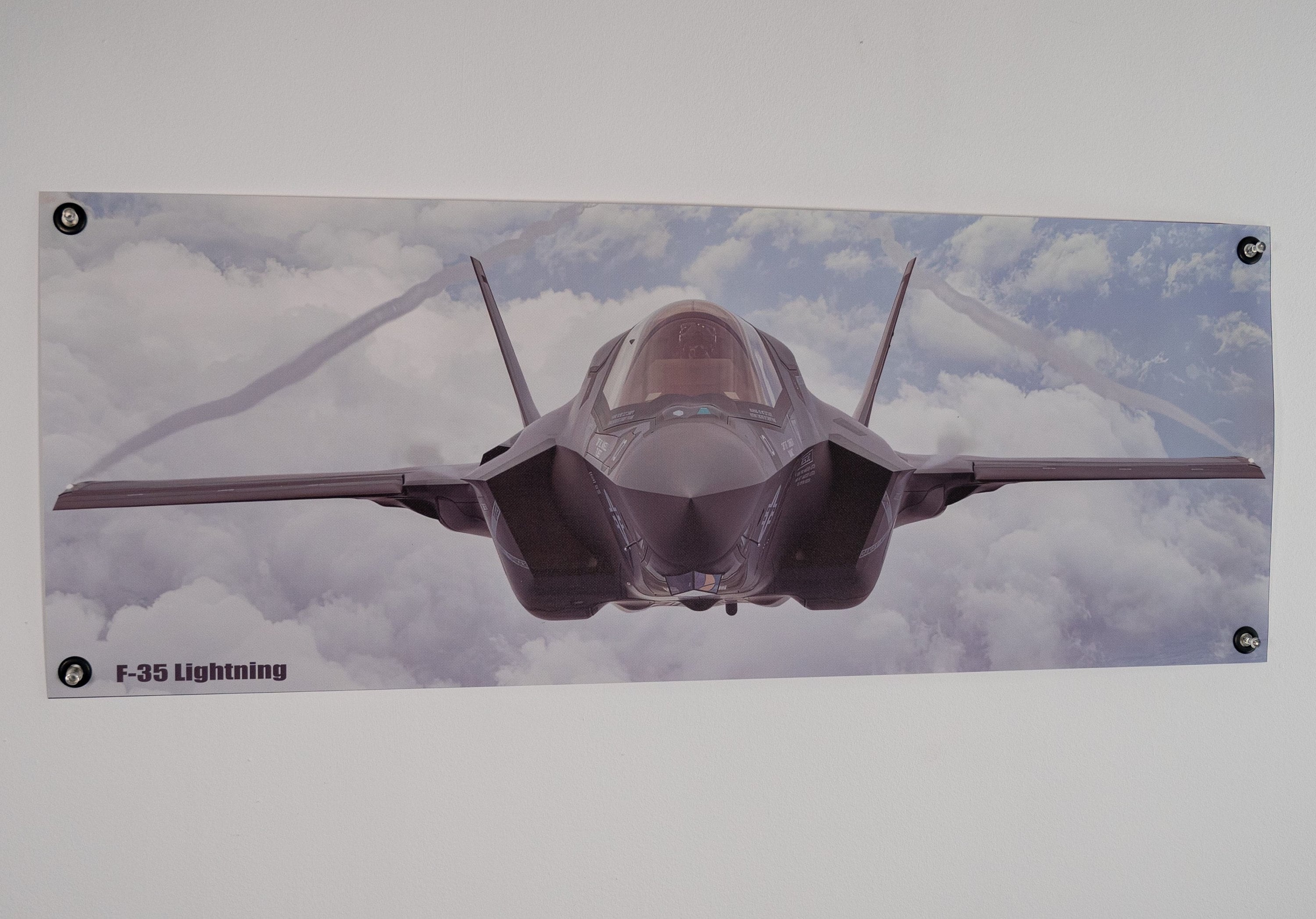 F-35 Lightning Fighter Jet PVC Banner: Garage Showroom Decor - Etsy