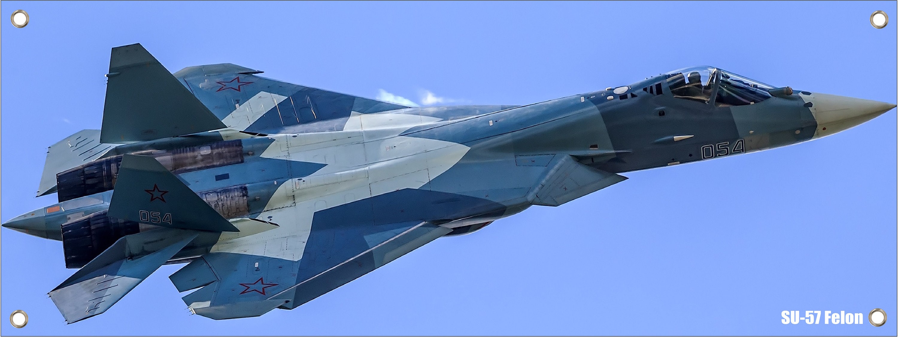 Sukhoi Su-57 Felon Fighter Jet PVC Banner: Garage Decor - Etsy