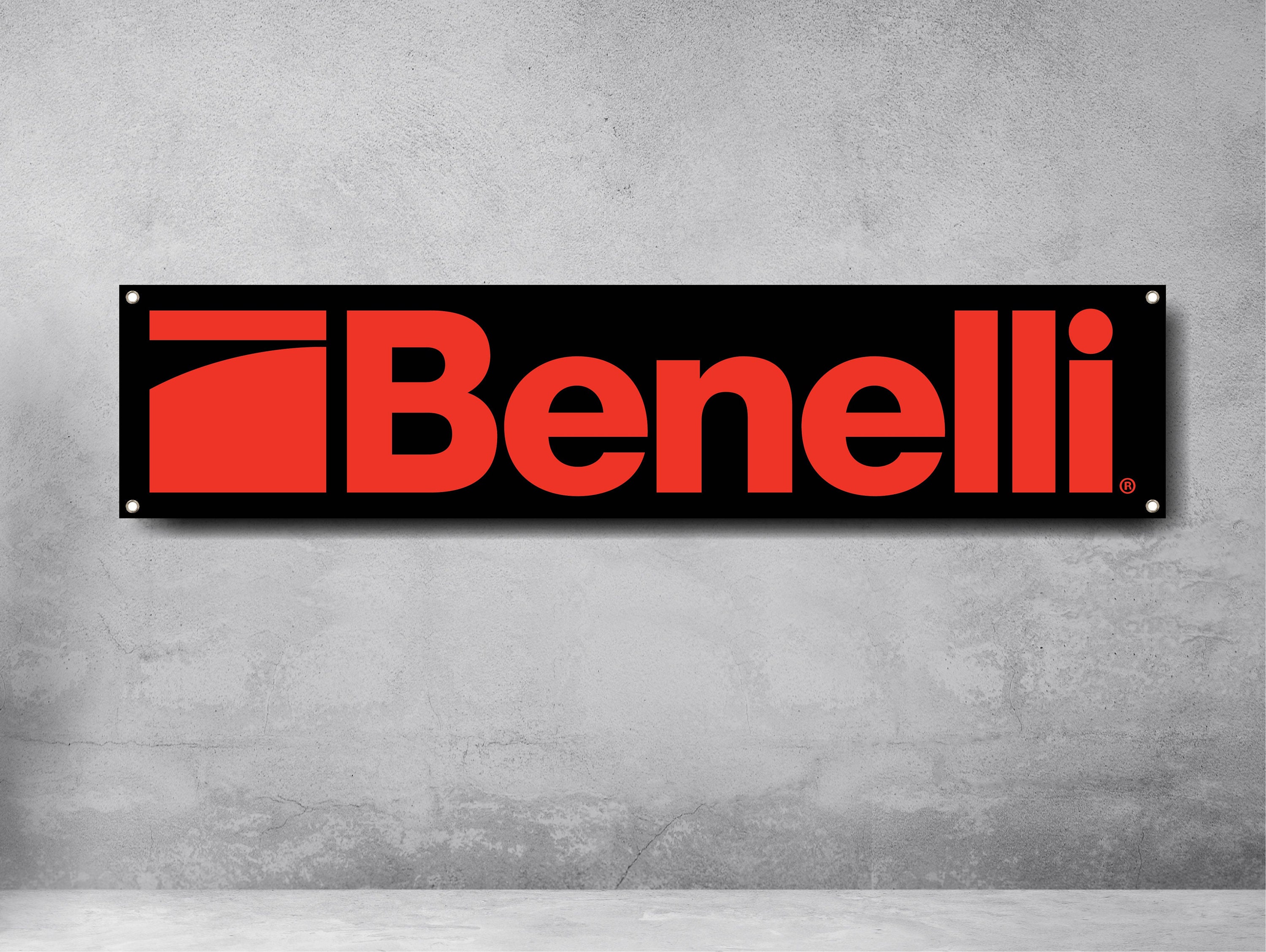 Benelli Firearms PVC Banner: Garage Showroom Sign (51x12/67x16/82x19 ...