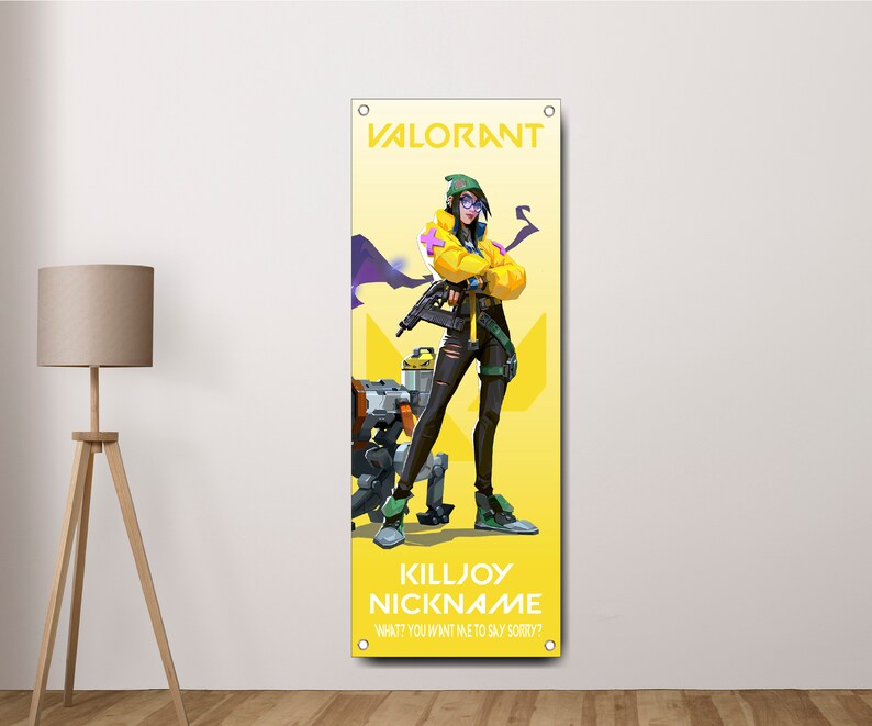 Valorant KillJoy - Apodo personalizado - Banner personalizado - Arte de ...