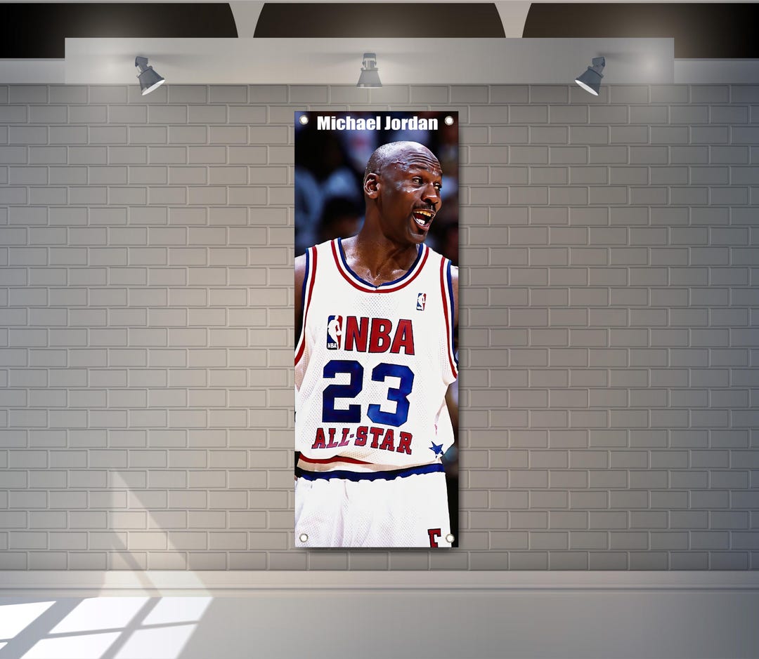 Buy Michael Jordan NBA All-star PVC Banner: Garage Sign, Wall Art ...