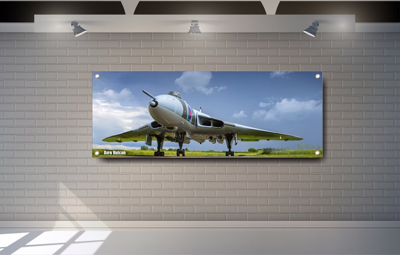 Avro Vulcan Bomber Jets PVC Vinyl Banner Garage Showroom Sign ...