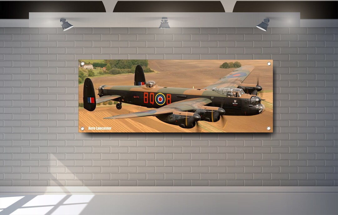 Avro Lancaster Bomber PVC Banner: WW2 Aircraft Sign - Etsy