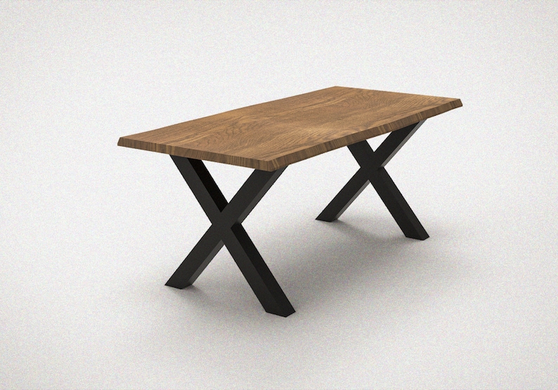 Pair of X Shaped Table Legs, Metal Legs, Table Base - Etsy