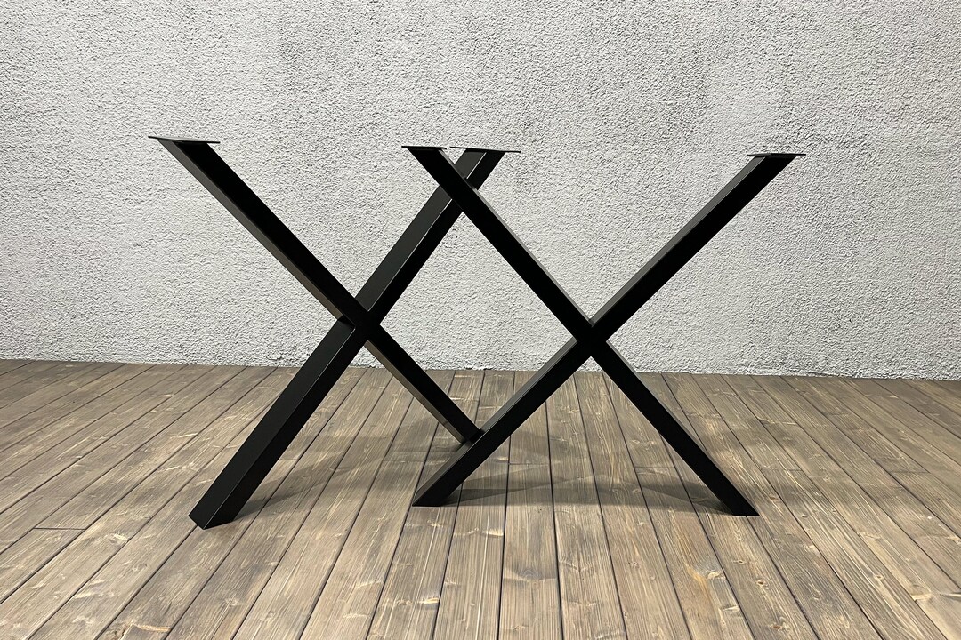 Pair of X Shaped Table Legs - Etsy