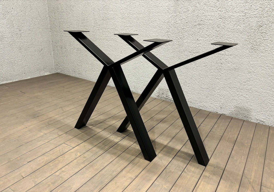 Dining Table Legs, V Shaped Legs, Table Base, Table Pedestal, PAIR of ...