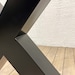 Pair of X Shaped Table Legs, Metal Legs, Table Base - Etsy