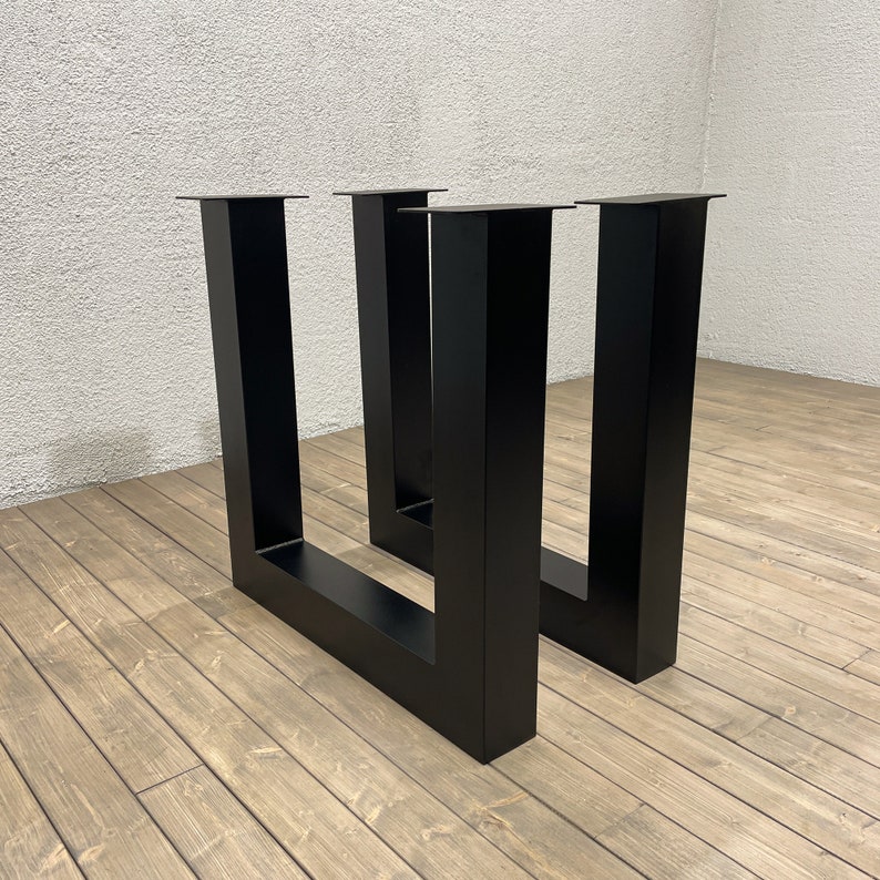 Pair of U Shaped Table Legs - Etsy