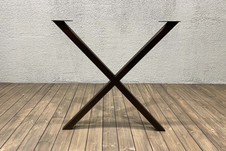 X Shaped Table Legs pair - Etsy