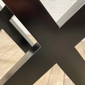 Pair of X Shaped Table Legs, Metal Legs, Table Base - Etsy
