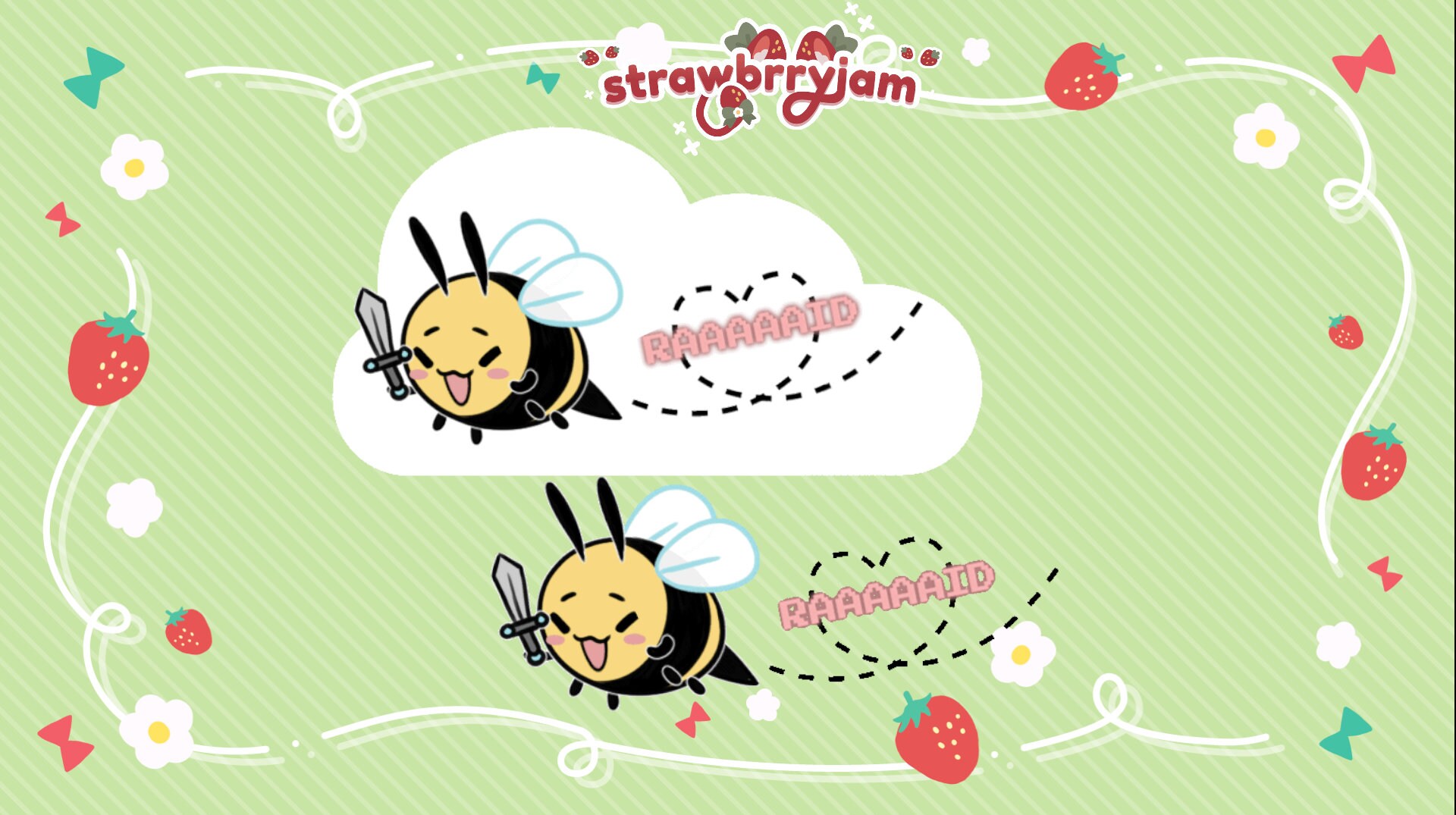 Animated Twitch Bee Alert Set, Minecraft Stream Alerts Bundle - Etsy