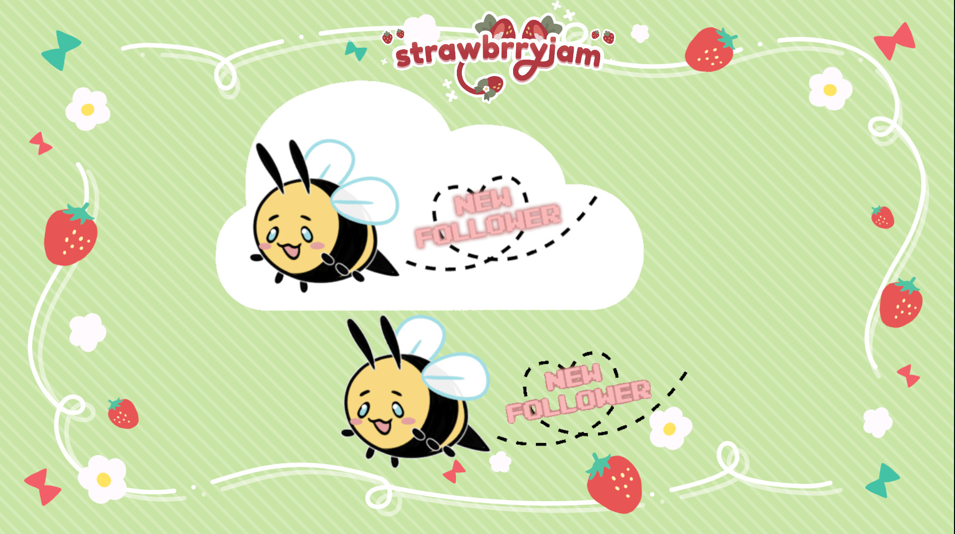 Animated Twitch Bee Alert Set, Minecraft Stream Alerts Bundle - Etsy