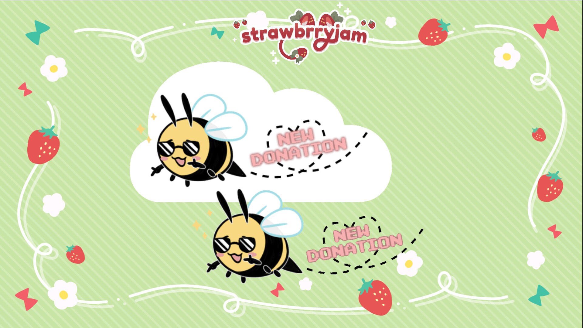 Animated Twitch Bee Alert Set, Minecraft Stream Alerts Bundle - Etsy