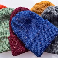 Hand Knit Hat - Etsy