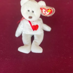 Rare 'original' Error! Valentino Bear W/ Rare Errors - Ty Beanie Baby ...