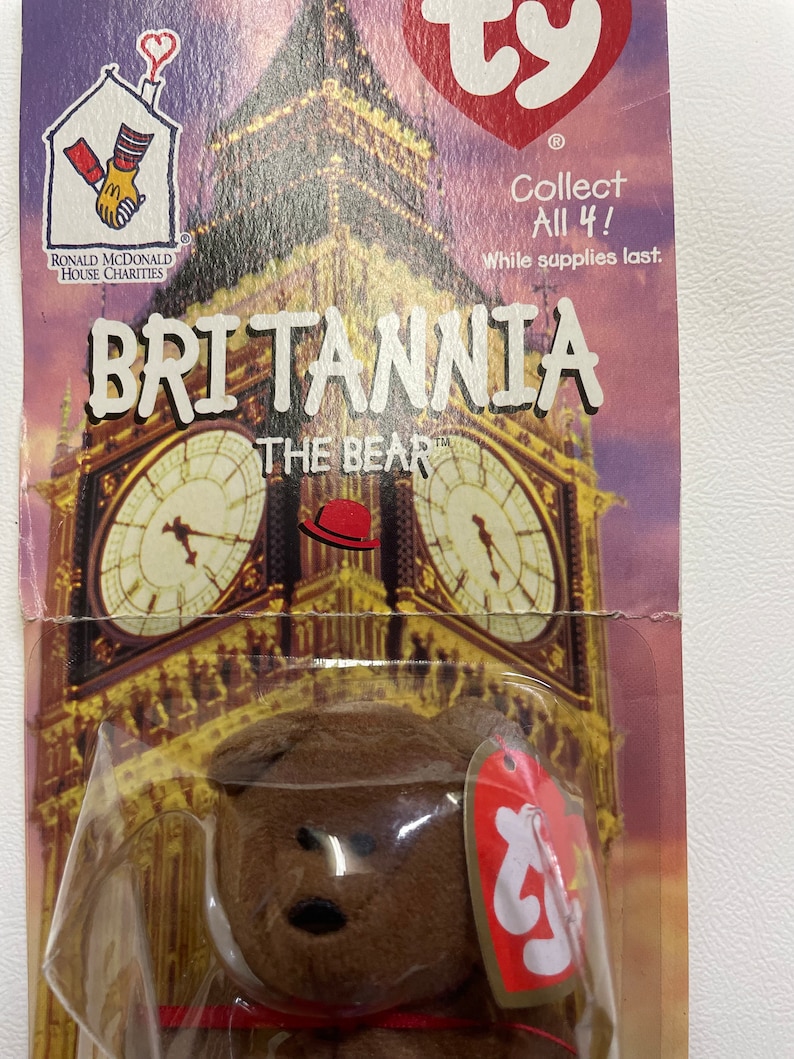 Original TY Britannia Beanie Baby (1997) - Rare Errors - Etsy