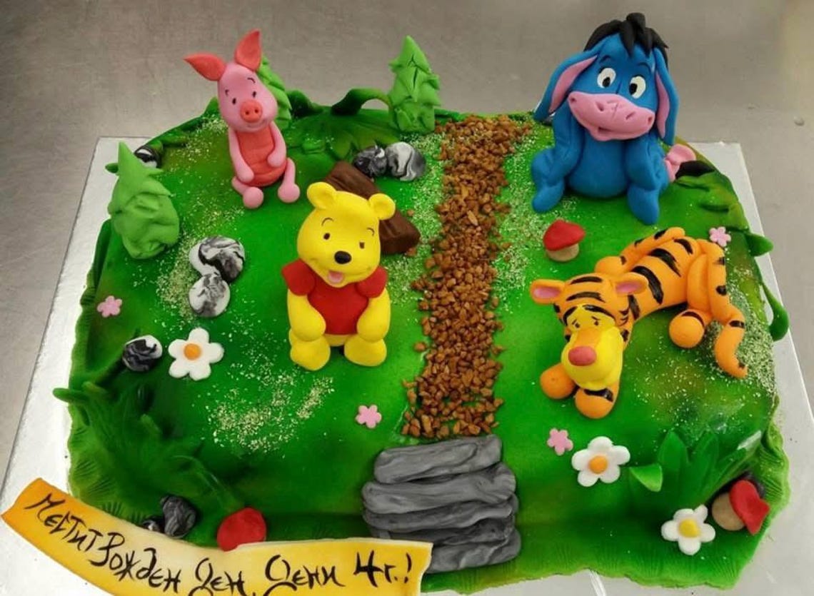 Winnie the Pooh and Friends Edible Figures, Cake Topper - Etsy