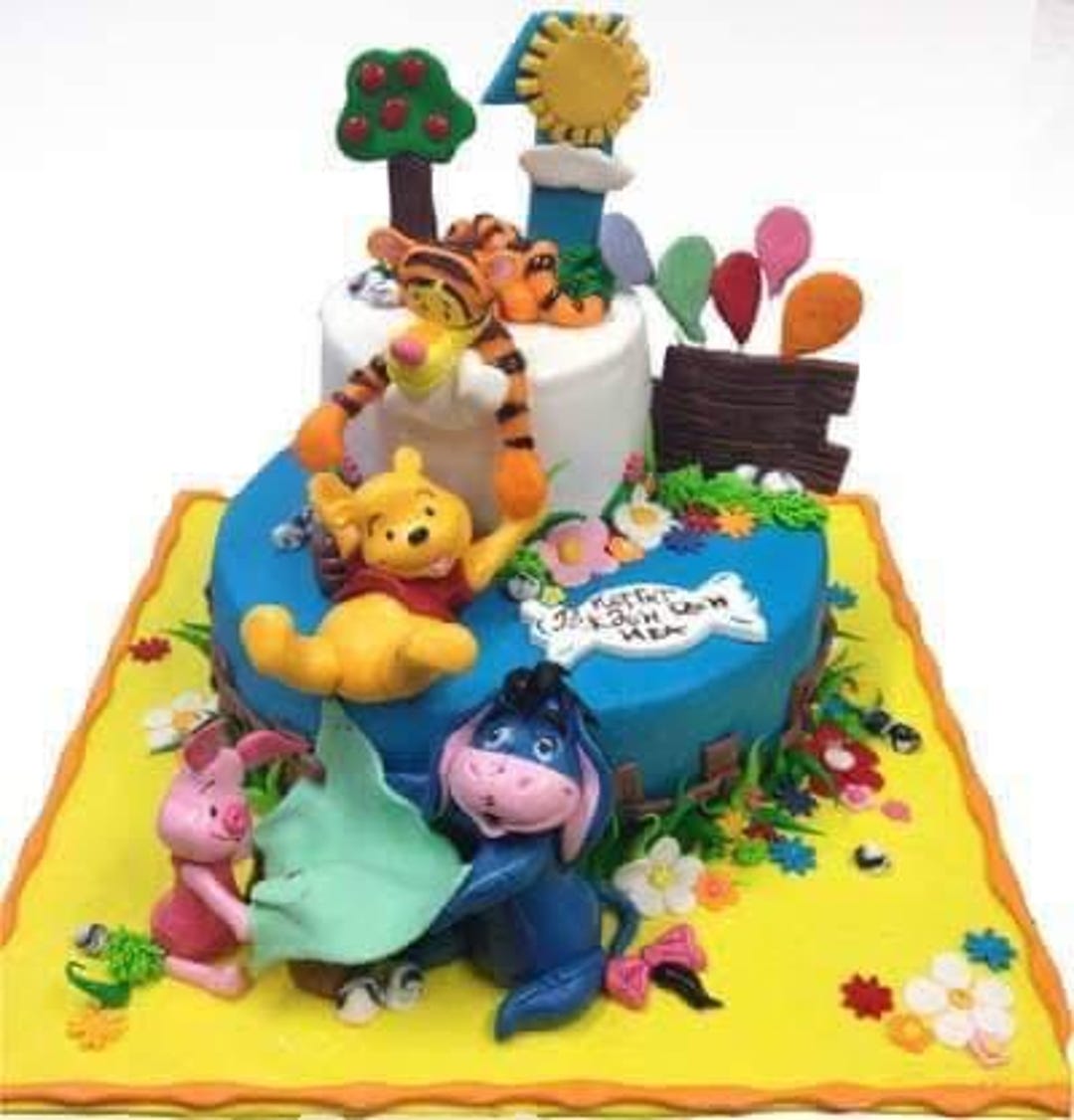Winnie the Pooh and Friends Edible Figures, Cake Topper - Etsy