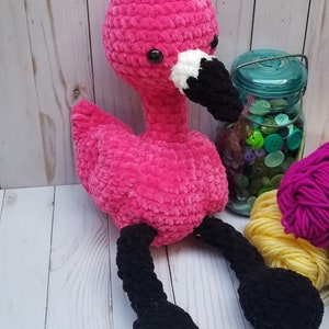 Crochet Amigurumi Flamingo Named "fletcher" - Etsy