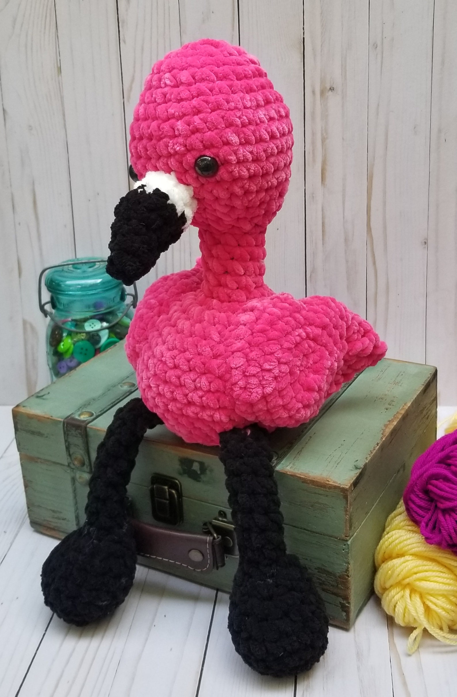 Crochet Amigurumi Flamingo Named "fletcher" - Etsy