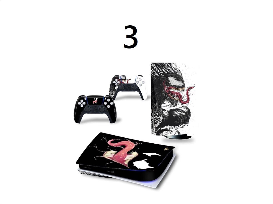 Playstation PS5 Spiderman and Venom Skin Serie , Playstation 5 ...