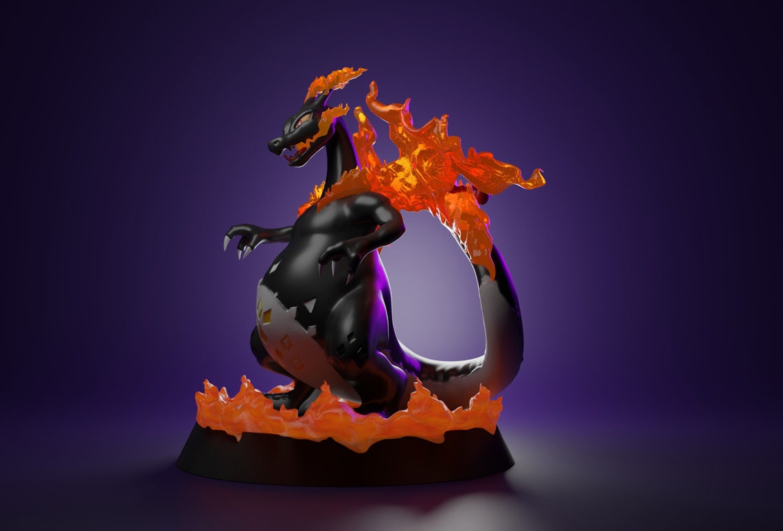 Pokemon Charizard STL File 3D Digital Printing STL File for - Etsy UK