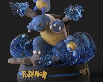 Blastoise Stl Model - Etsy