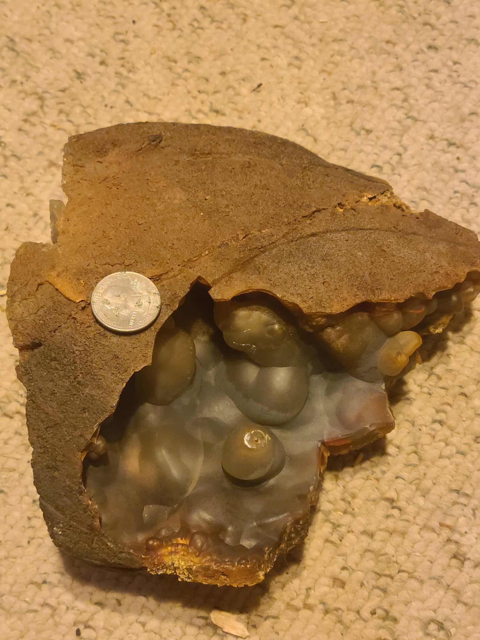 Large Botryoidal Agate Specimen - Etsy