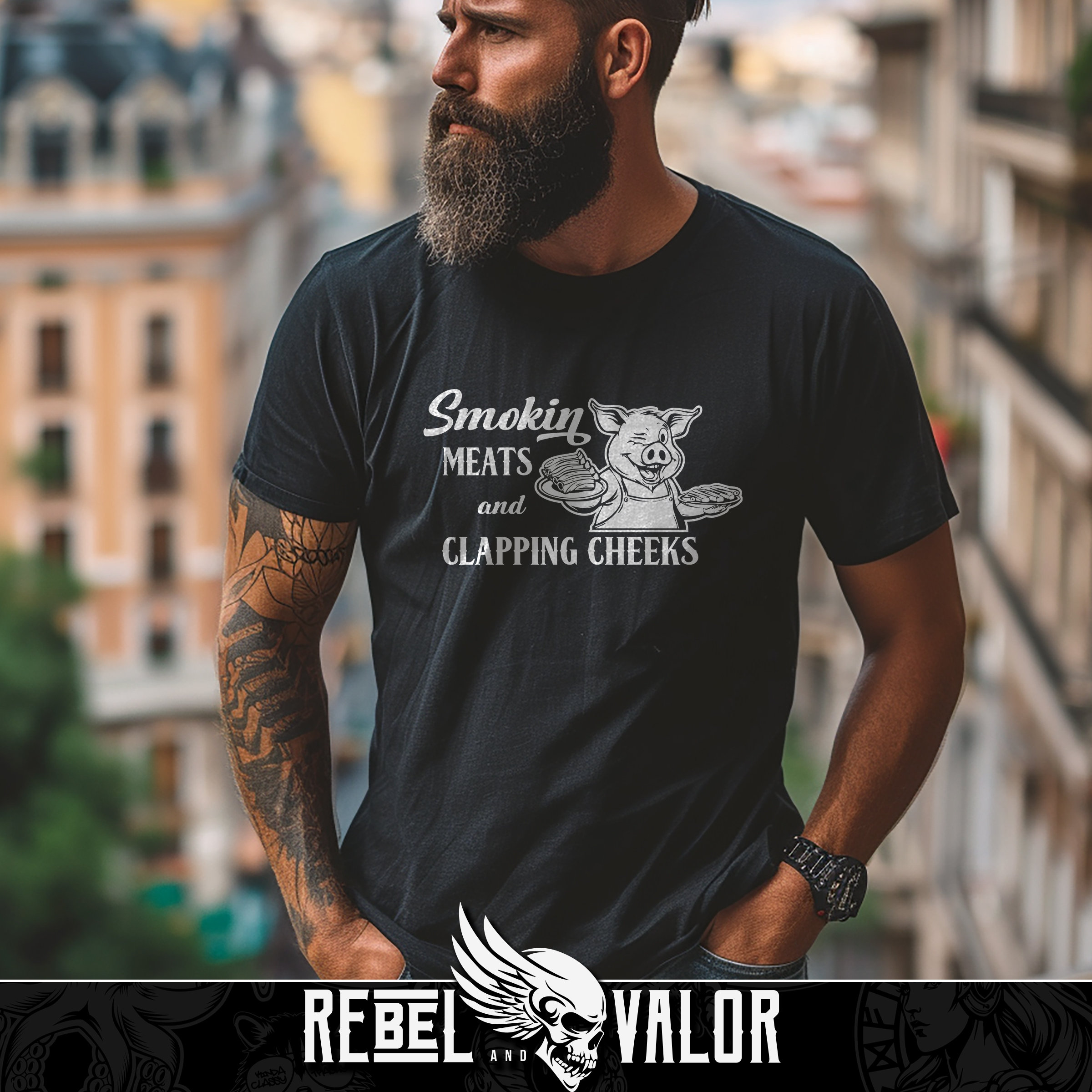 Smokin Meats and Clappin Cheeks Funny BBQ Tshirt - Etsy