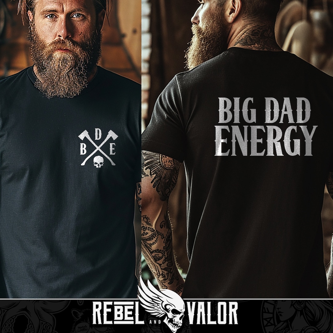 Big Dad Energy T-shirt, Funny Dad T Shirt, Dad to Be Gift, Funny Shirts ...
