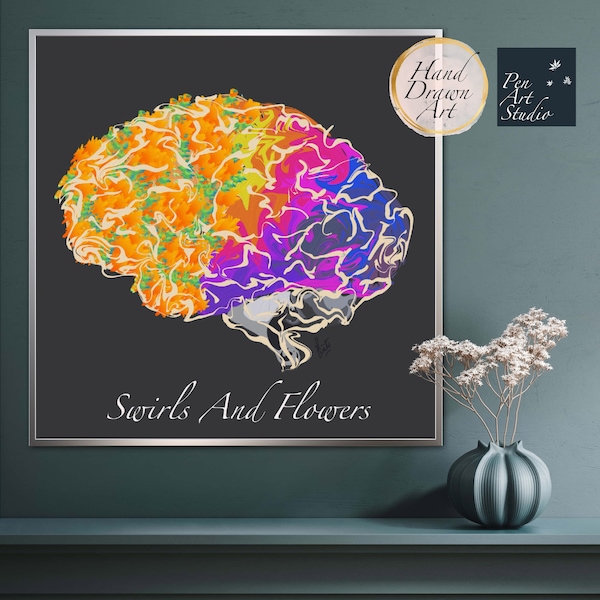 Large Mental Health Wall Art - Etsy
