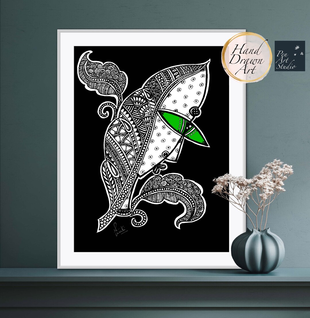 Coquette Mystical Halloween Female Goth Botanical Wall Art Room Decor ...