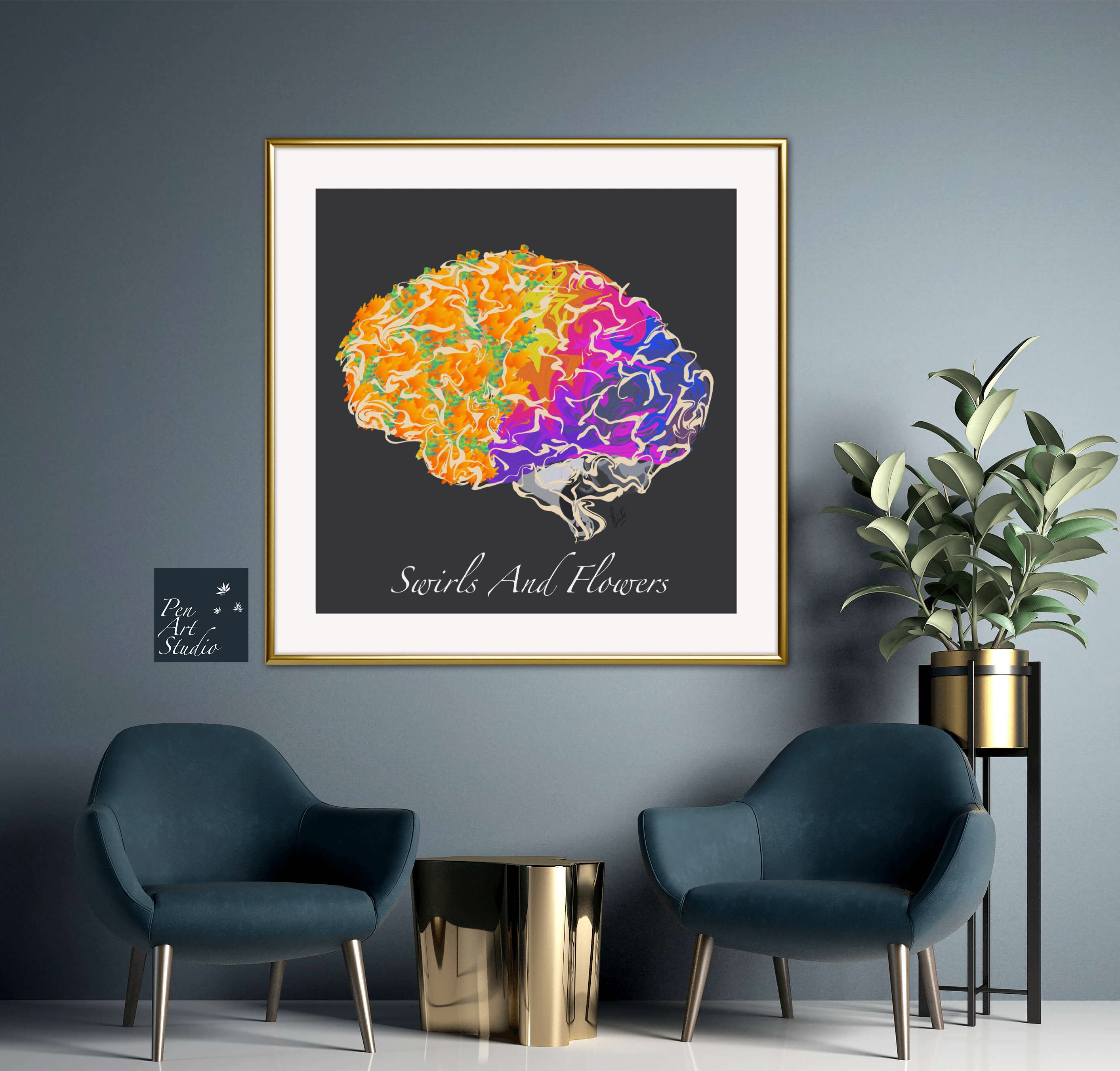 Inclusive Neurodiversity Extra Large Wall Art Therapy Office Decor for ...