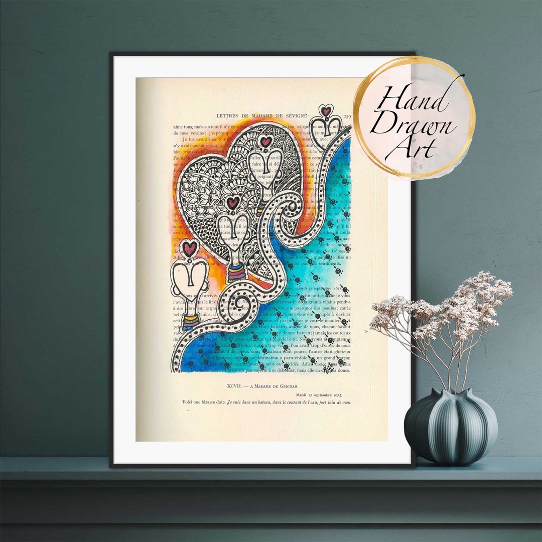 Nirvana Female Friendship Love Aura Poster, Best Selling Faceless ...