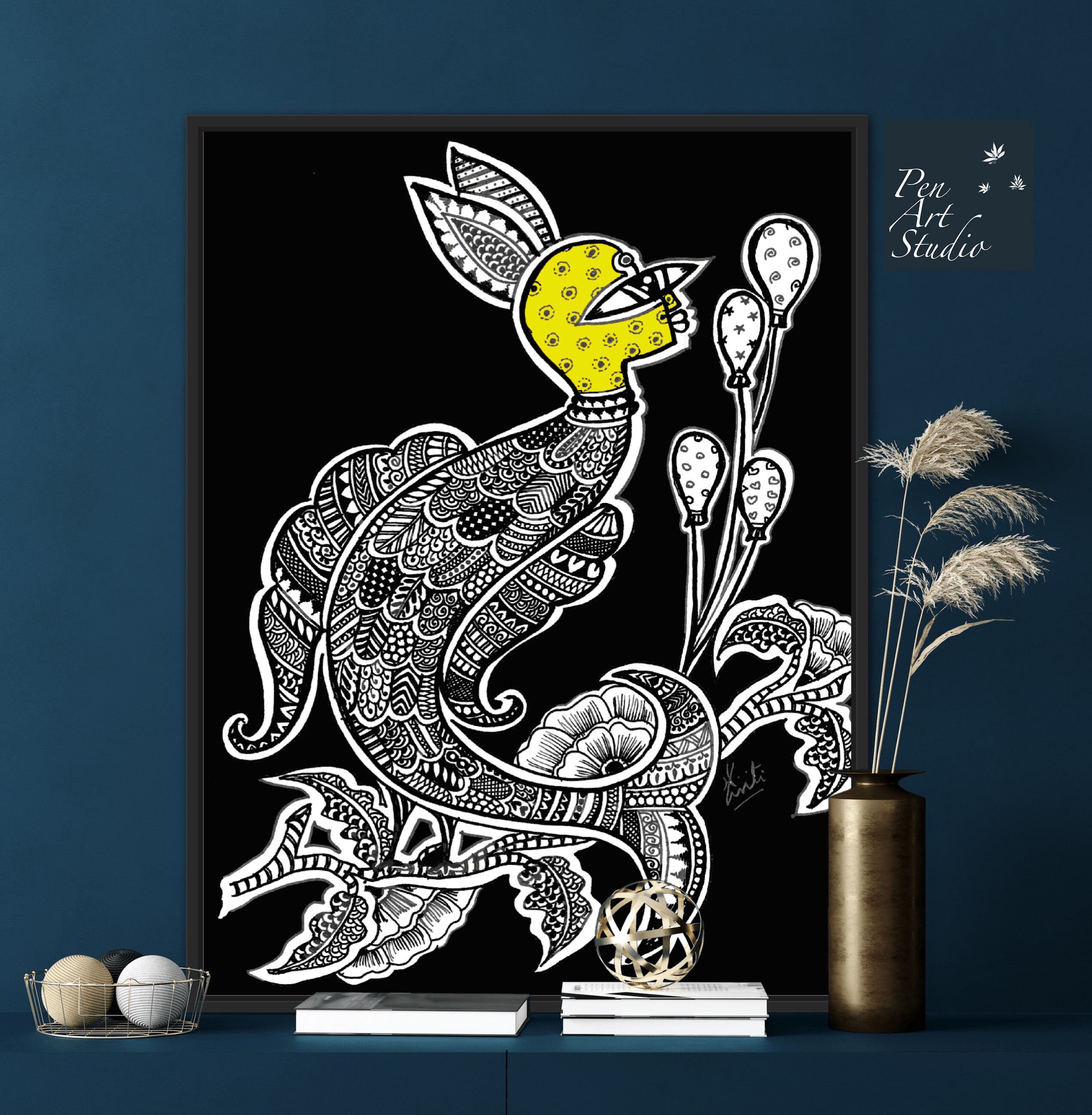 Coquette Surreal Fish Bird Themed Goth Witchy Gifts, Printable ...