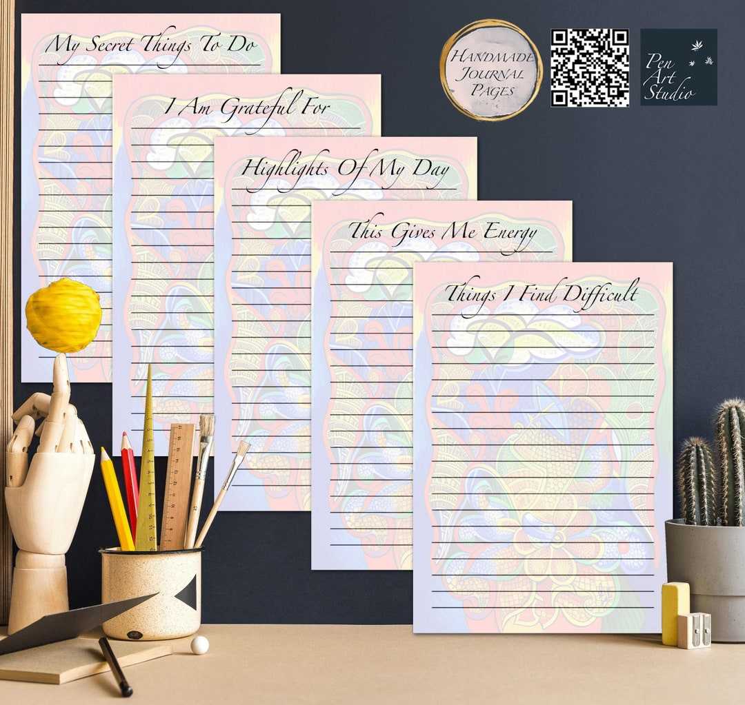 Life Coaching A5 Journal Template Student Teacher Aid, Daily Monthly ...