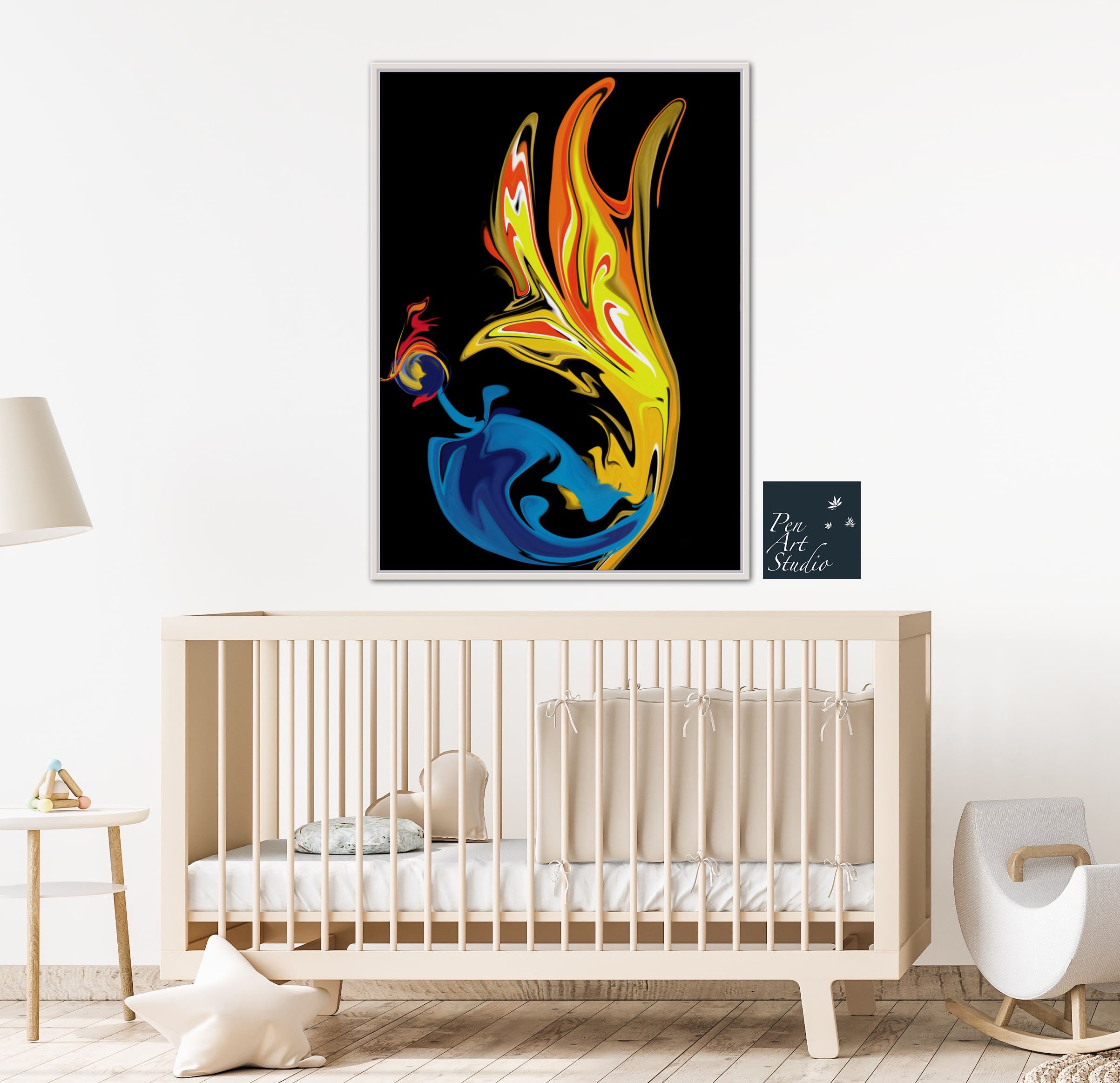 Peacock Preppy Classroom Gym Handmade Decor Wall Art Print, Cute ...