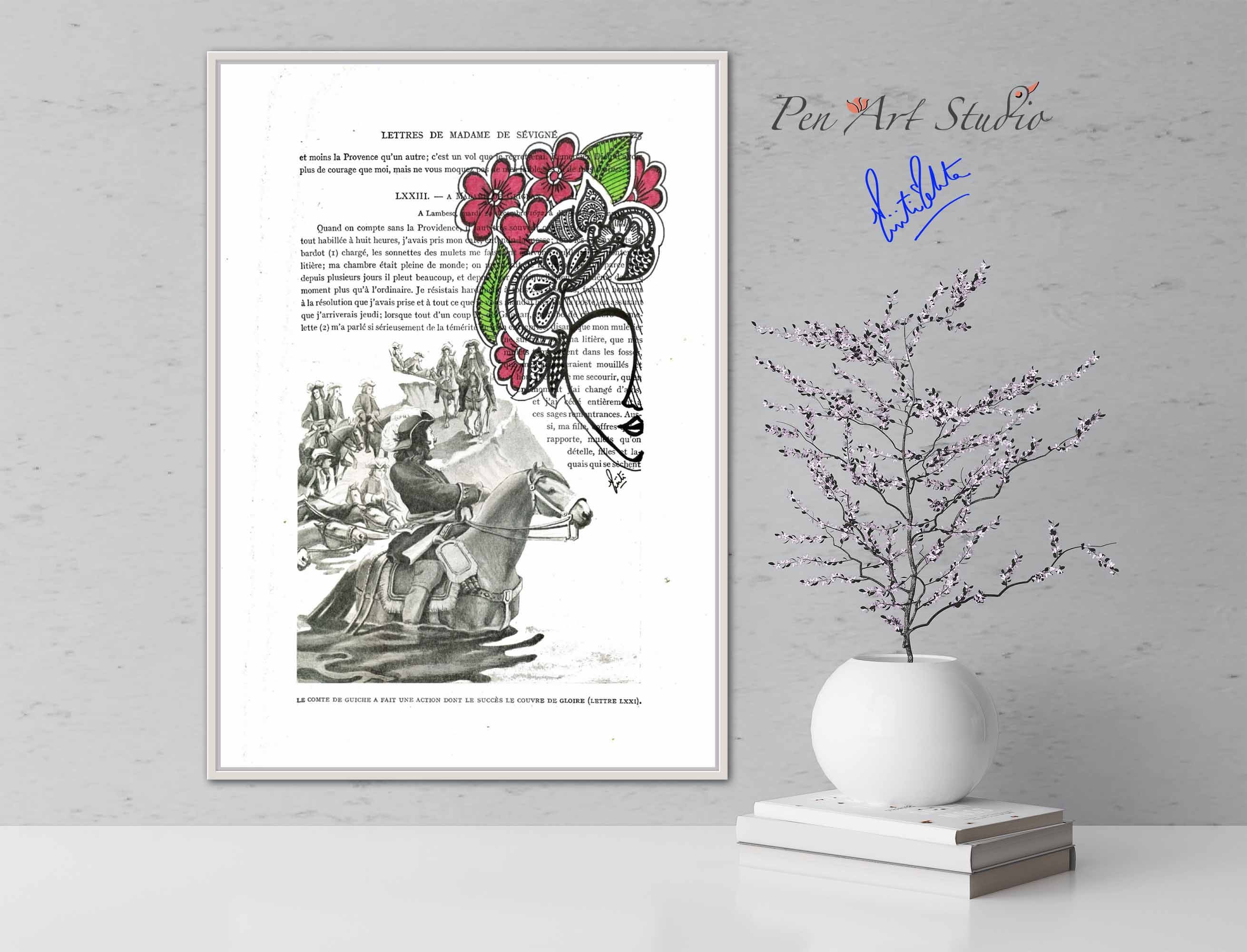Divine Feminine I Am Enough Line Drawing Wall Art Feminist - Etsy