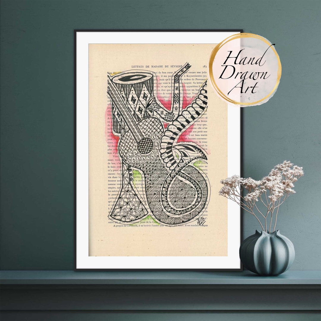 Musical Instruments Zen Wall Art, Printable Home Dorm Decor for Teens ...