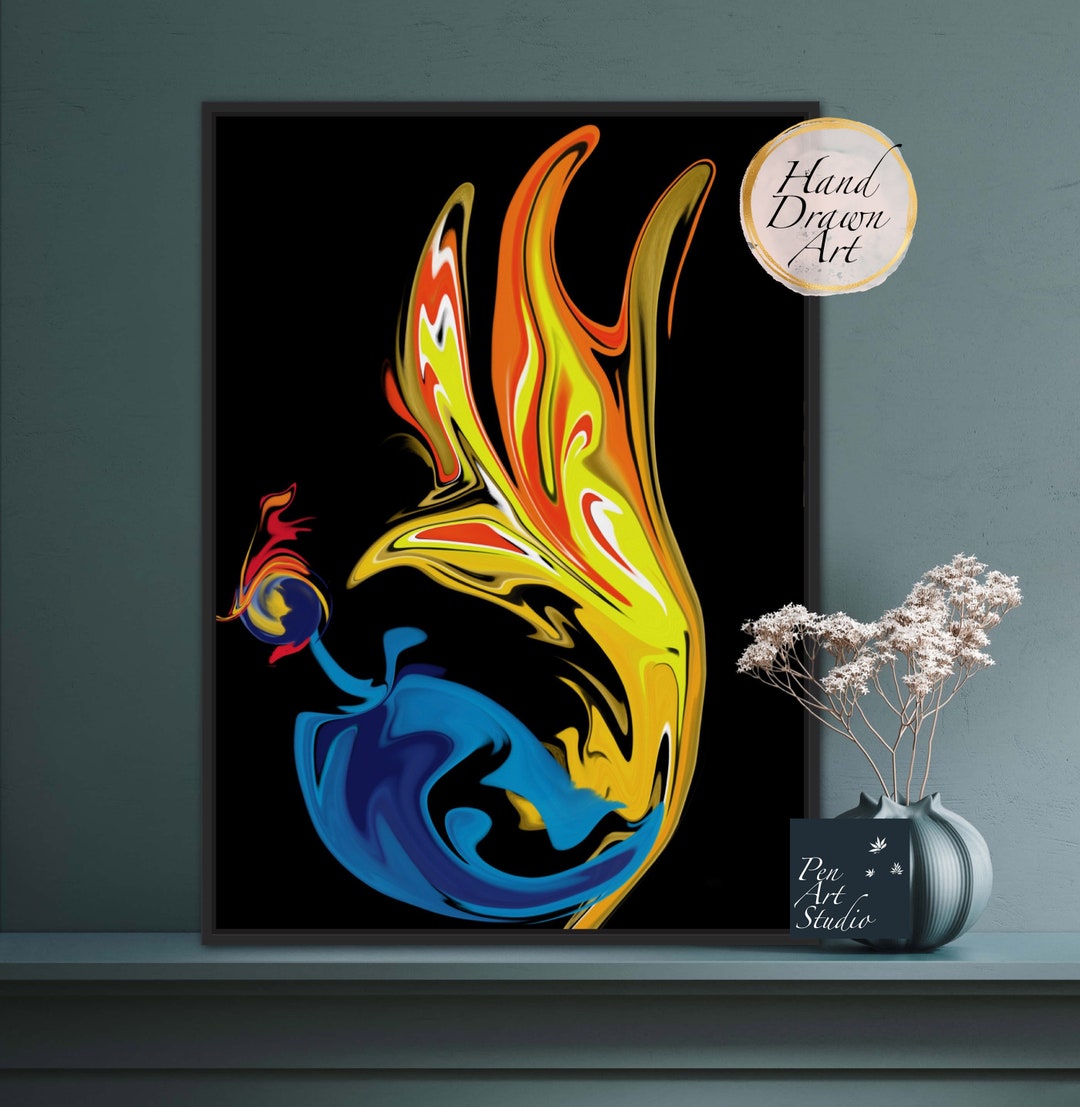 Peacock Preppy Classroom Gym Handmade Decor Wall Art Print, Cute ...