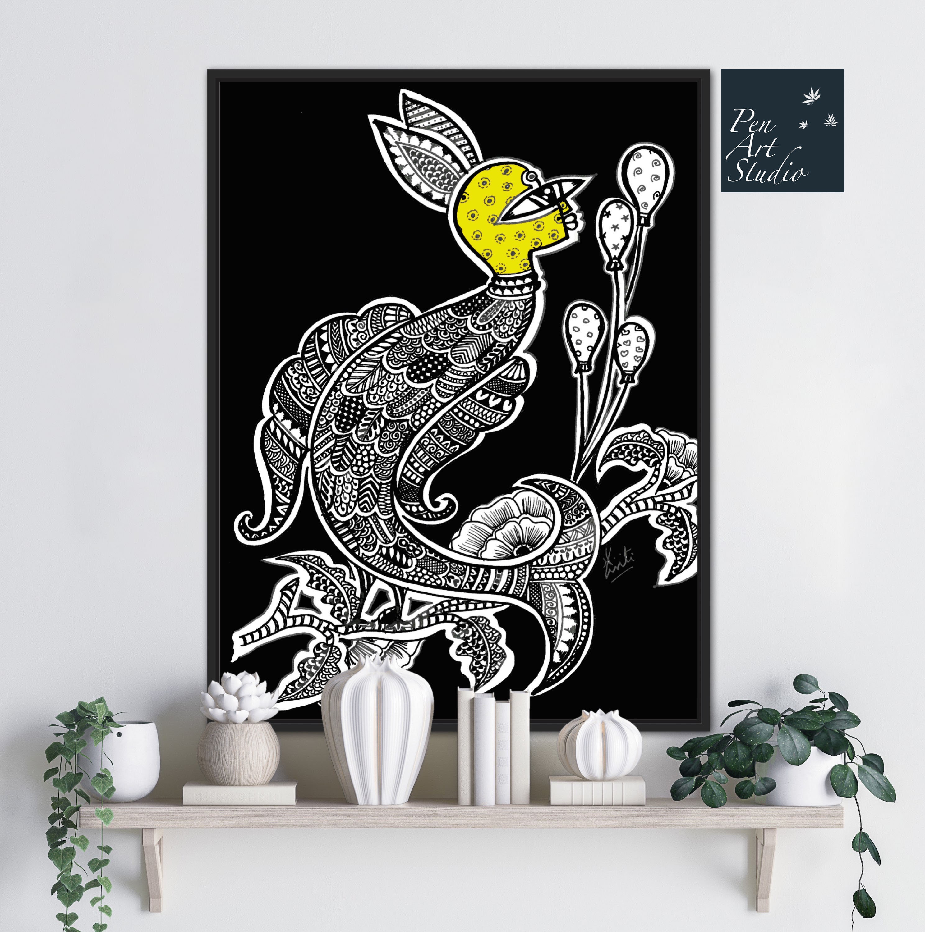 Coquette Surreal Fish Bird Themed Goth Witchy Gifts, Printable ...