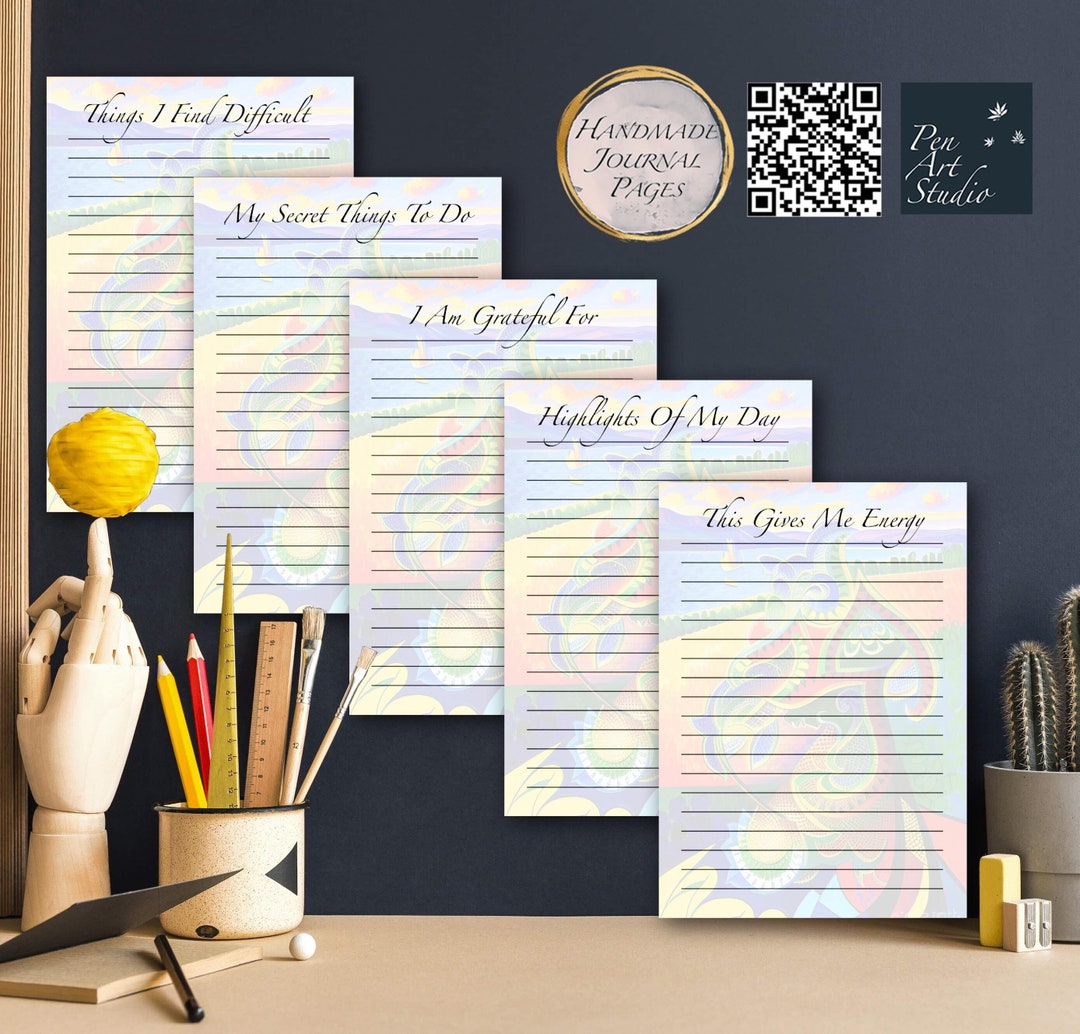Inspiring A5 Journal Pages Students Teacher, Ganesha Daily Monthly ...