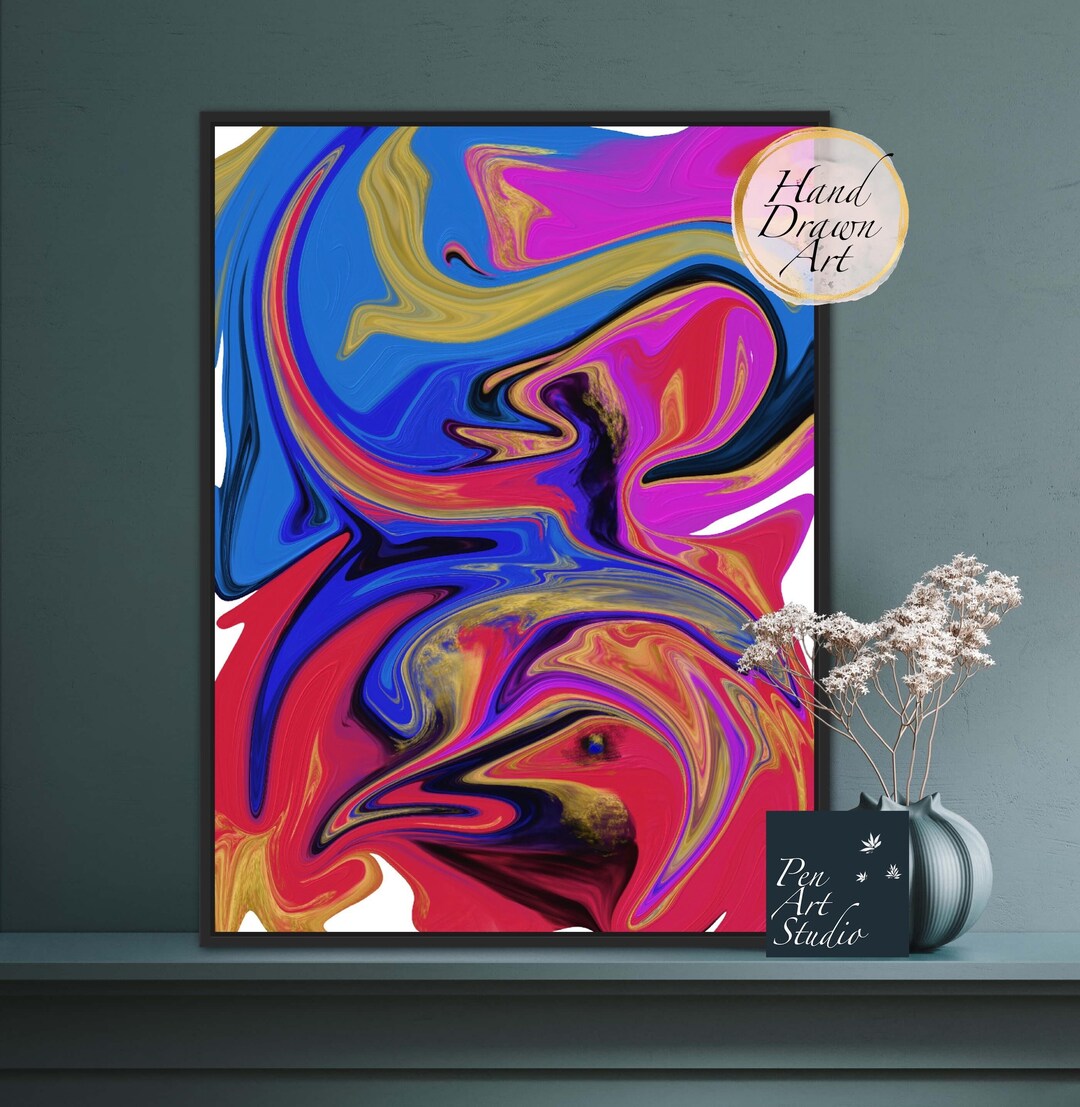 Trippy Raven Halloween Wall Art, Witchy Goth Anniversary Gift, Subtle ...