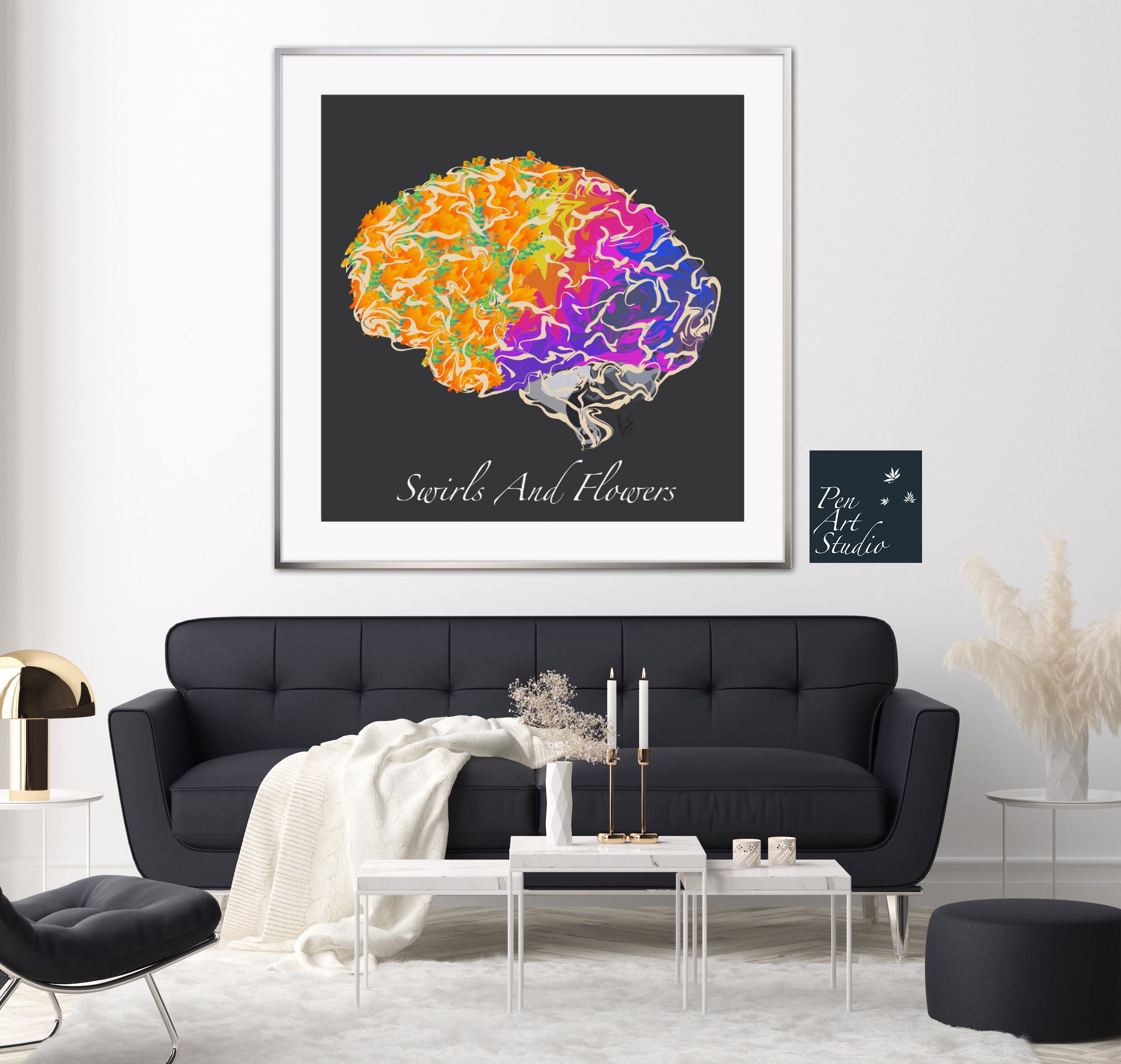 Inclusive Neurodiversity Extra Large Wall Art Therapy Office Decor for ...