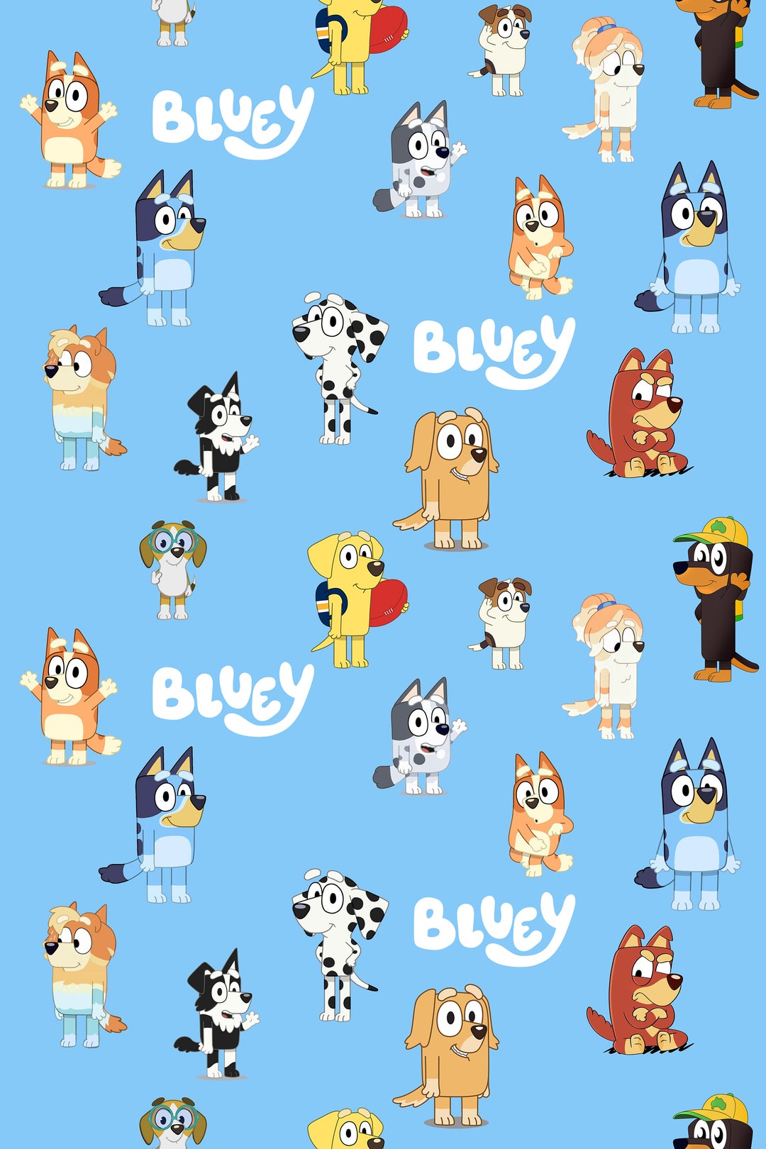 Bluey Wrapping Paper, Bluey Gift Wrap, Bluey Wrapping, Bluey Birthday ...